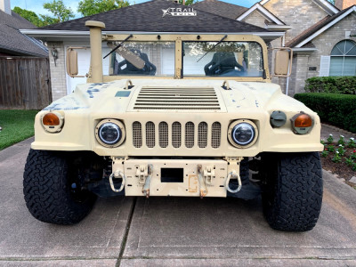 2003 Hummer H1 Wheel Offset Aggressive > 1" Outside Fender Stock ...