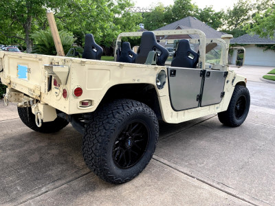 2003 Hummer H1 Wheel Offset Aggressive > 1" Outside Fender Stock ...