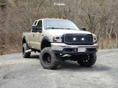 2001 Ford F-250 Super Duty Wheel Offset Aggressive > 1" Outside Fender ...