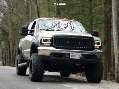 2001 Ford F-250 Super Duty Wheel Offset Aggressive > 1" Outside Fender ...