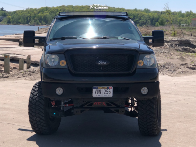 2007 Ford F-150 Wheel Offset Aggressive > 1" Outside Fender Suspension ...