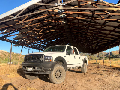 2004 Ford F-250 Super Duty Wheel Offset Slightly Aggressive Leveling ...