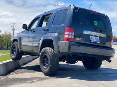 2012 Jeep Liberty Wheel Offset Aggressive > 1" Outside Fender Leveling ...