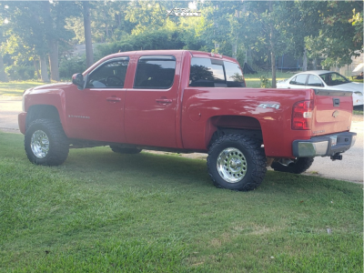 2008 Chevrolet Silverado 1500 Wheel Offset Aggressive > 1" Outside ...
