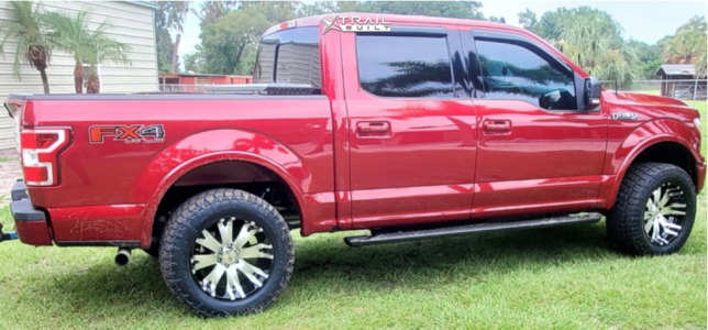 2019 Ford F-150 Wheel Offset Aggressive > 1" Outside Fender Leveling ...