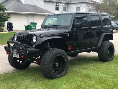 2016 Jeep Wrangler JK Wheel Offset Super Aggressive 3"-5" Suspension ...