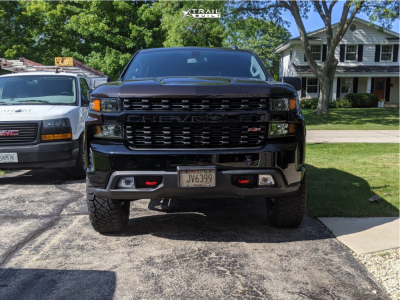 2019 Chevrolet Silverado 1500 Wheel Offset Slightly Aggressive Leveling ...