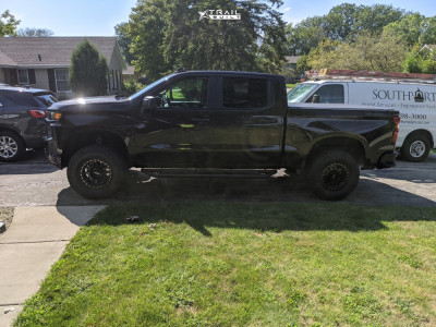 2019 Chevrolet Silverado 1500 Wheel Offset Slightly Aggressive Leveling ...