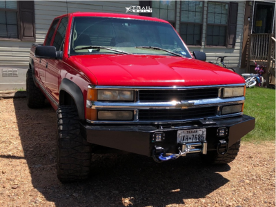 1997 Chevrolet K3500 Wheel Offset Super Aggressive 3"-5" Stock ...