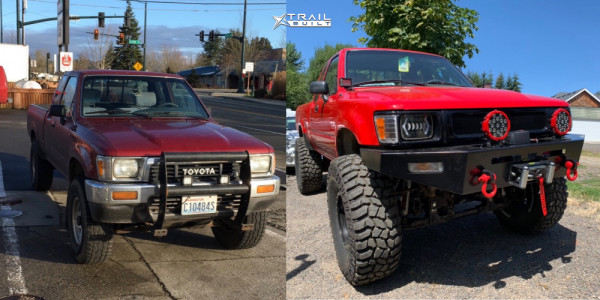 1991 Toyota Pickup Wheel Offset Super Aggressive 3"-5" Suspension Lift ...