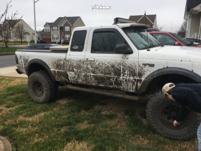 1998 Ford Ranger Wheel Offset Super Aggressive 3"-5" Suspension Lift 8 ...