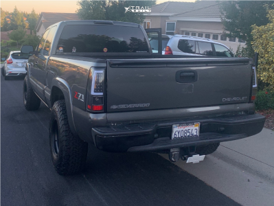 2002 Chevrolet Silverado 1500 Wheel Offset Slightly Aggressive Leveling ...