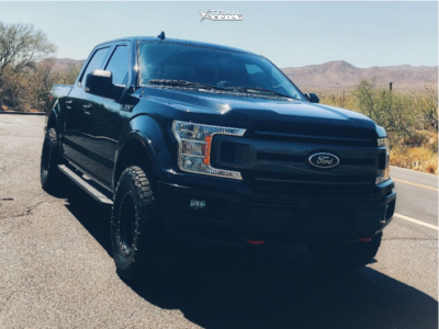 2018 Ford F-150 Wheel Offset Aggressive > 1" Outside Fender Leveling ...