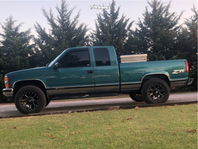 1997 Chevrolet C1500 Wheel Offset Slightly Aggressive Leveling Kit ...