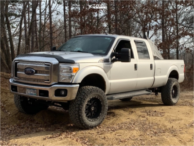2015 Ford F-250 Wheel Offset Aggressive > 1" Outside Fender Suspension ...