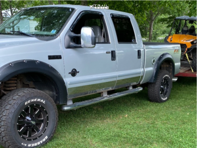2006 Ford F-350 Super Duty Wheel Offset Aggressive > 1" Outside Fender ...