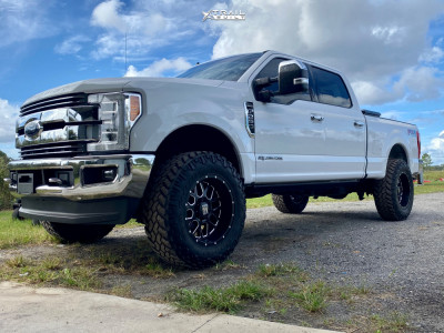2019 Ford F-250 Super Duty Wheel Offset Aggressive > 1" Outside Fender ...