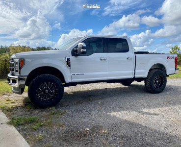 2019 Ford F-250 Super Duty Wheel Offset Aggressive > 1" Outside Fender ...