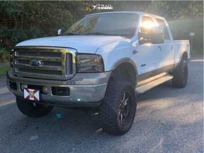 2007 Ford F-250 Wheel Offset Aggressive > 1" Outside Fender Suspension ...