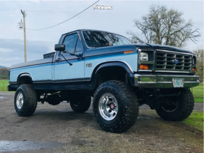 1985 Ford F-250 Wheel Offset Super Aggressive 3"-5" Suspension Lift 4 ...