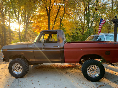 1979 Ford F-150 Wheel Offset Slightly Aggressive Suspension Lift 2.5 ...