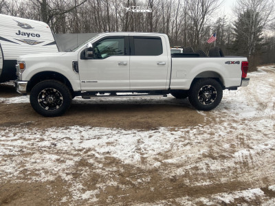 2020 Ford F-350 Super Duty Wheel Offset Aggressive > 1" Outside Fender ...