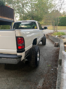 2000 Dodge Ram 2500 Wheel Offset Hella Stance >5" Leveling Kit ...