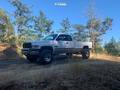 2000 Dodge Ram 2500 Wheel Offset Hella Stance >5" Leveling Kit ...