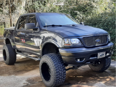 2001 Ford F-150 Wheel Offset Aggressive > 1" Outside Fender Suspension ...