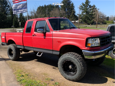 1995 Ford F-150 Wheel Offset Aggressive > 1" Outside Fender Suspension ...