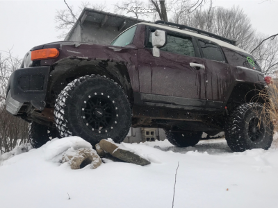 2007 Toyota FJ Cruiser Wheel Offset Aggressive > 1" Outside Fender ...