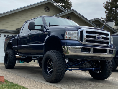 2007 Ford F-250 Super Duty Wheel Offset Aggressive > 1" Outside Fender ...