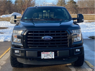 2016 Ford F-150 Wheel Offset Aggressive > 1" Outside Fender Leveling ...