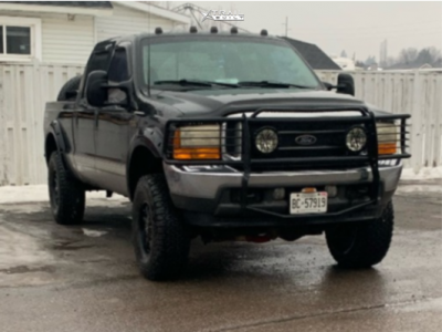 2001 Ford F-250 Super Duty Wheel Offset Aggressive > 1" Outside Fender ...