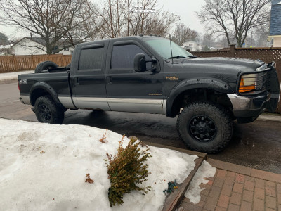 2001 Ford F-250 Super Duty Wheel Offset Aggressive > 1" Outside Fender ...
