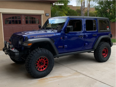 2019 Jeep Wrangler Wheel Offset Aggressive > 1" Outside Fender Lifted ...