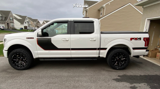 2016 Ford F-150 Wheel Offset Aggressive > 1" Outside Fender Leveling ...