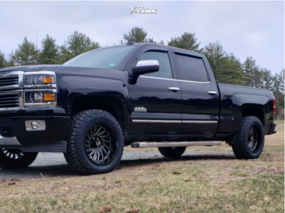 2015 Chevrolet Silverado 1500 Wheel Offset Aggressive > 1" Outside ...