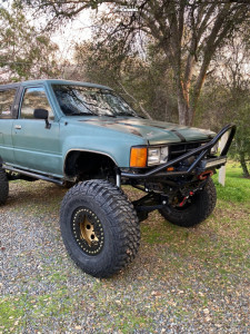 1986 Toyota 4Runner Wheel Offset Aggressive > 1" Outside Fender ...