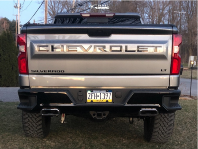 2020 Chevrolet Silverado 1500 Wheel Offset Aggressive > 1" Outside ...