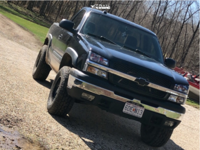 2004 Chevrolet Silverado 1500 Wheel Offset Aggressive > 1" Outside ...