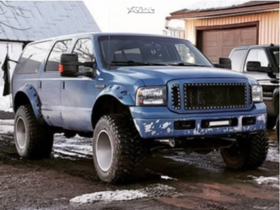 2000 Ford Excursion Wheel Offset Super Aggressive 3"-5" Suspension Lift ...