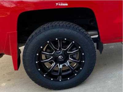 2016 Chevrolet Silverado 1500 Wheel Offset Aggressive > 1" Outside ...