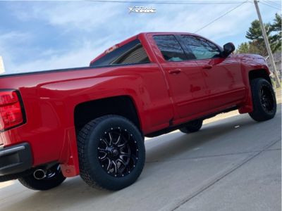 2016 Chevrolet Silverado 1500 Wheel Offset Aggressive > 1" Outside ...