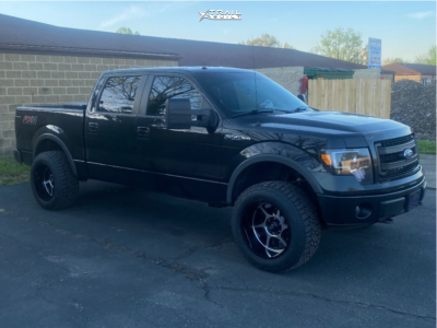 2013 Ford F-150 Wheel Offset Super Aggressive 3"-5" Leveling Kit | 1618010 | TrailBuilt Off-Road