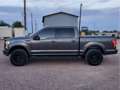 2016 Ford F-150 Wheel Offset Aggressive > 1" Outside Fender Leveling ...