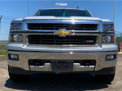 2015 Chevrolet Silverado 1500 Wheel Offset Slightly Aggressive Leveling ...