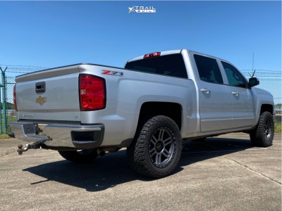 2015 Chevrolet Silverado 1500 Wheel Offset Slightly Aggressive Leveling ...
