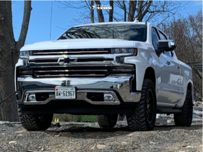 2019 Chevrolet Silverado 1500 Wheel Offset Slightly Aggressive Leveling ...