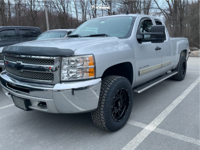 2013 Chevrolet Silverado 1500 Wheel Offset Slightly Aggressive Leveling ...